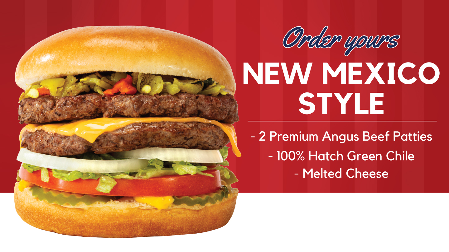 Blake's Lotaburger - The Original Green Chile Cheese Burger